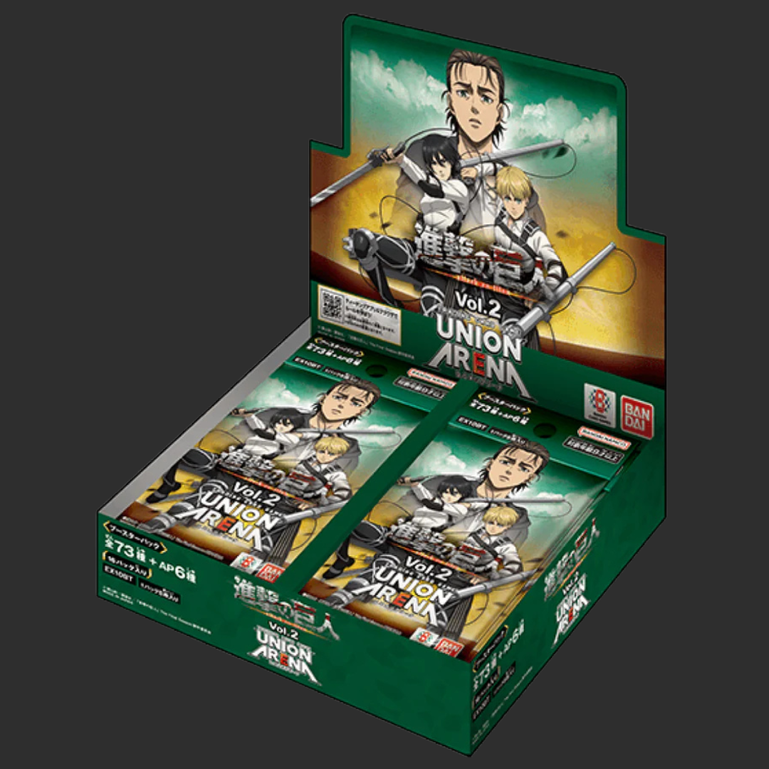 Union Arena JAP - Attack on Titan Vol.2 - Display 16 Sachets ...